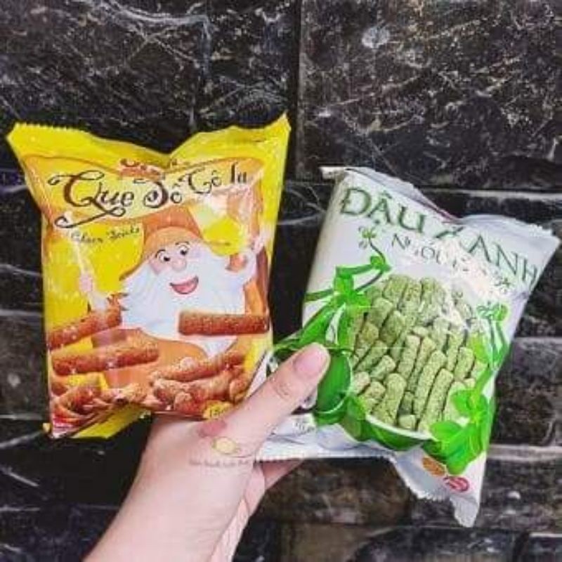 [ 1 Bịch ] Bim Bim Tuổi Thơ / Bim Bim Que Đậu Xanh / Bim Bim Que Socola ...