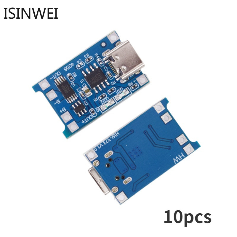 10 Chiếc 4.5V-5V TP4056 Pin Lithium Sạc Mô-đun 1A Di Động Pin Sạc Bảng ...