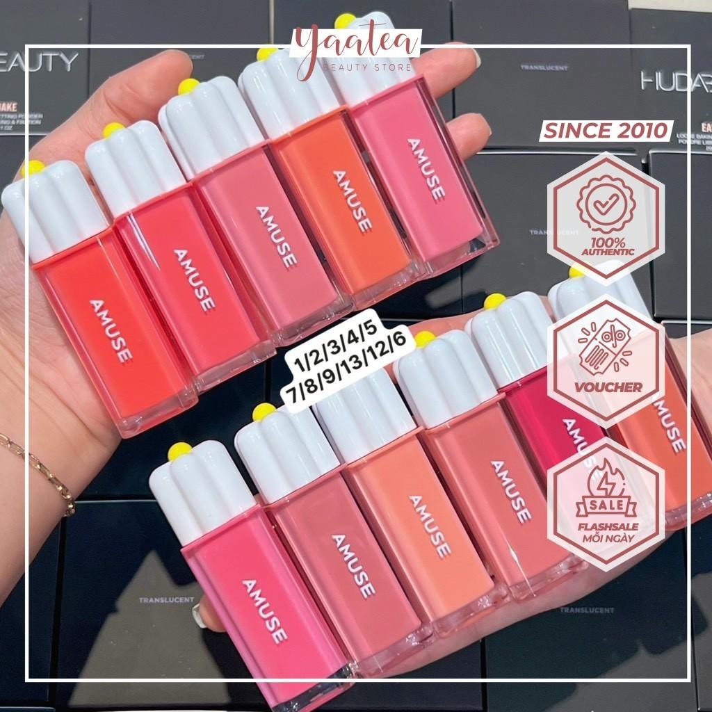 Son Bóng Amuse Dew Tint Hoa Cúc 4g | Shopee Việt Nam