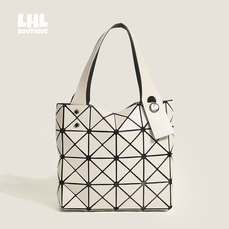 LHL BOUTIQUE Mới Mini Bốn Lưới Nhỏ Vuông Hộp Hình Học Kim Cương Kiểm ...