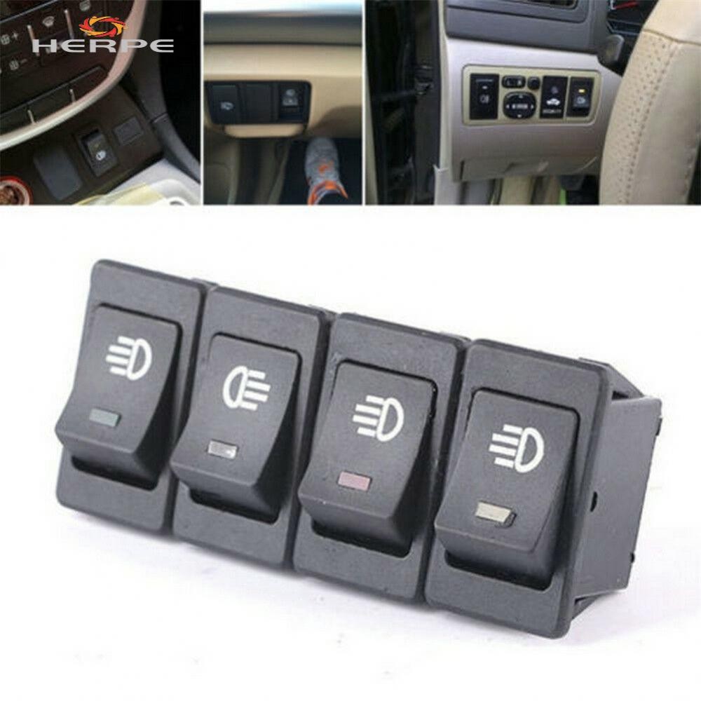 [HERPEVN]Premium Car LED OnOff Indicator Toggle Switch for Driving ...