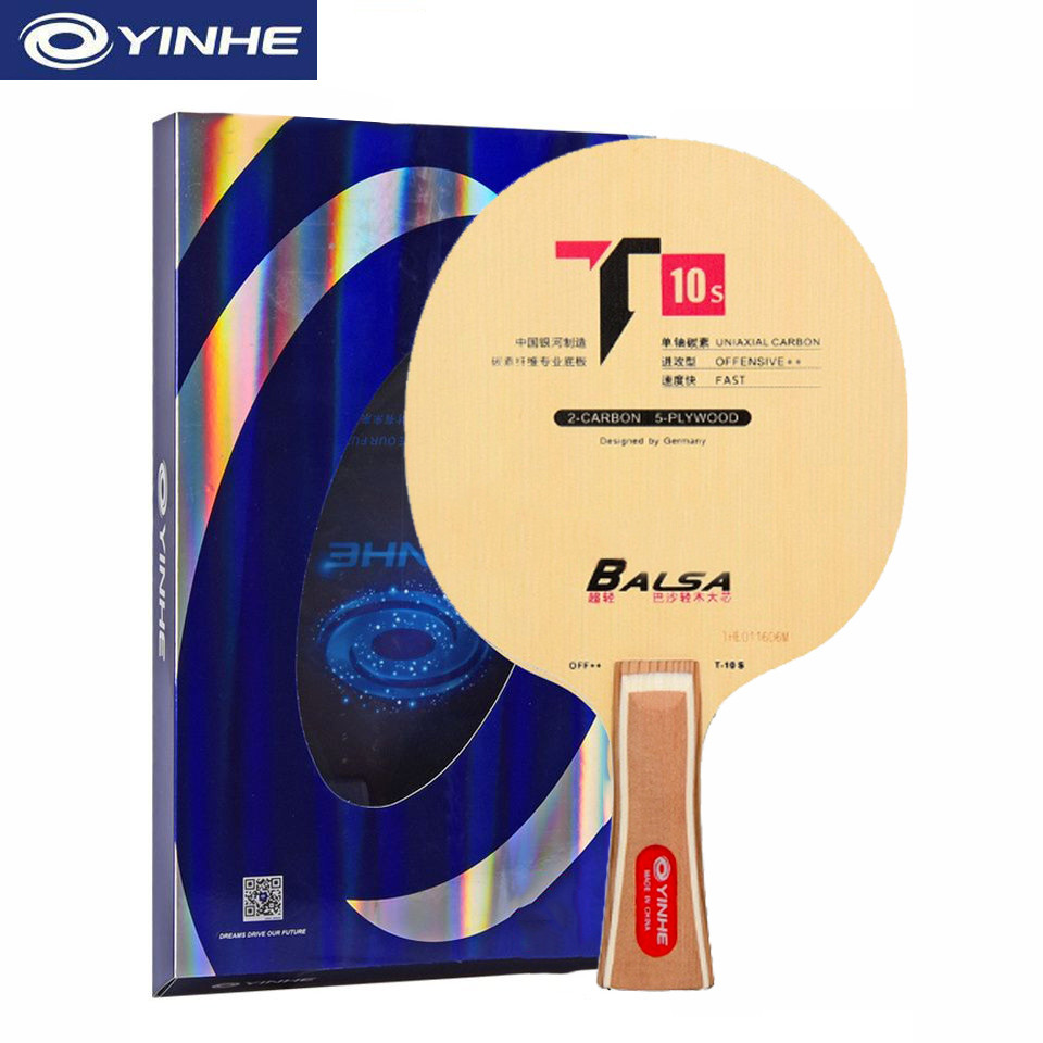 Ban Đầu Yinhe T-10s Bóng Bàn 5 Gỗ 2 Carbon T10s Tấn Công Ping Pong Bat Mái Chèo Cho Phá Nhanh ...