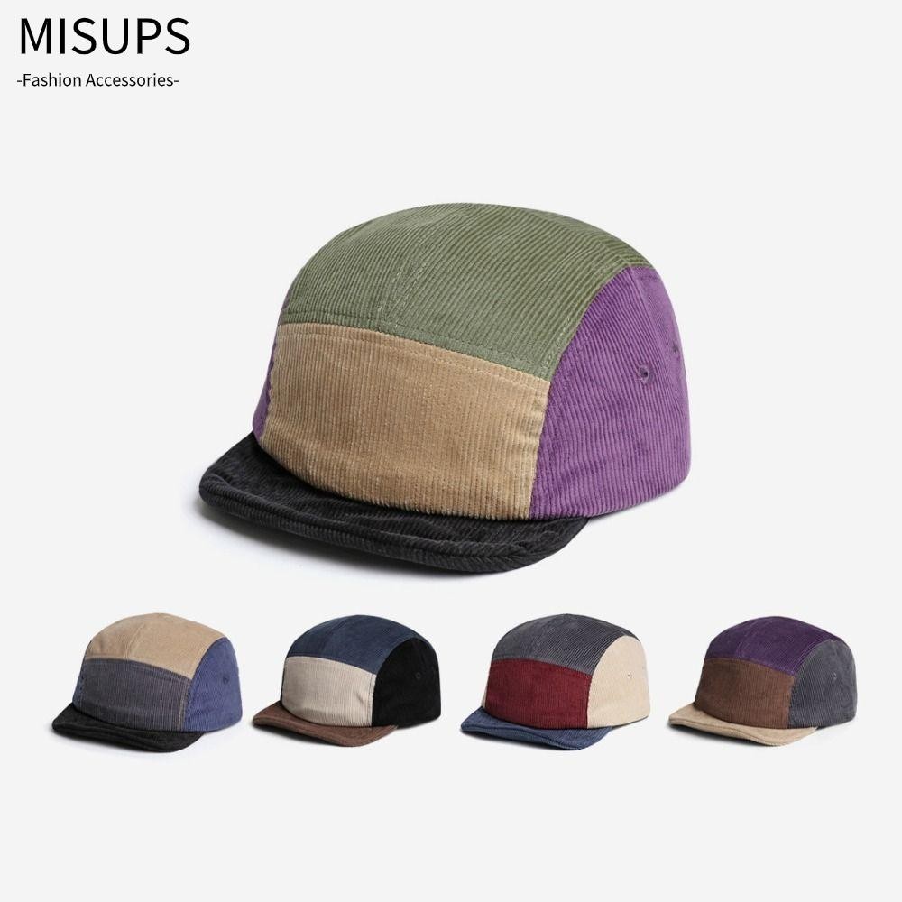 Mũ bóng chày MISUPS, Mũ chống nắng vành ngắn bằng vải nhung, Kem chống nắng thông thường Màu sắc ...