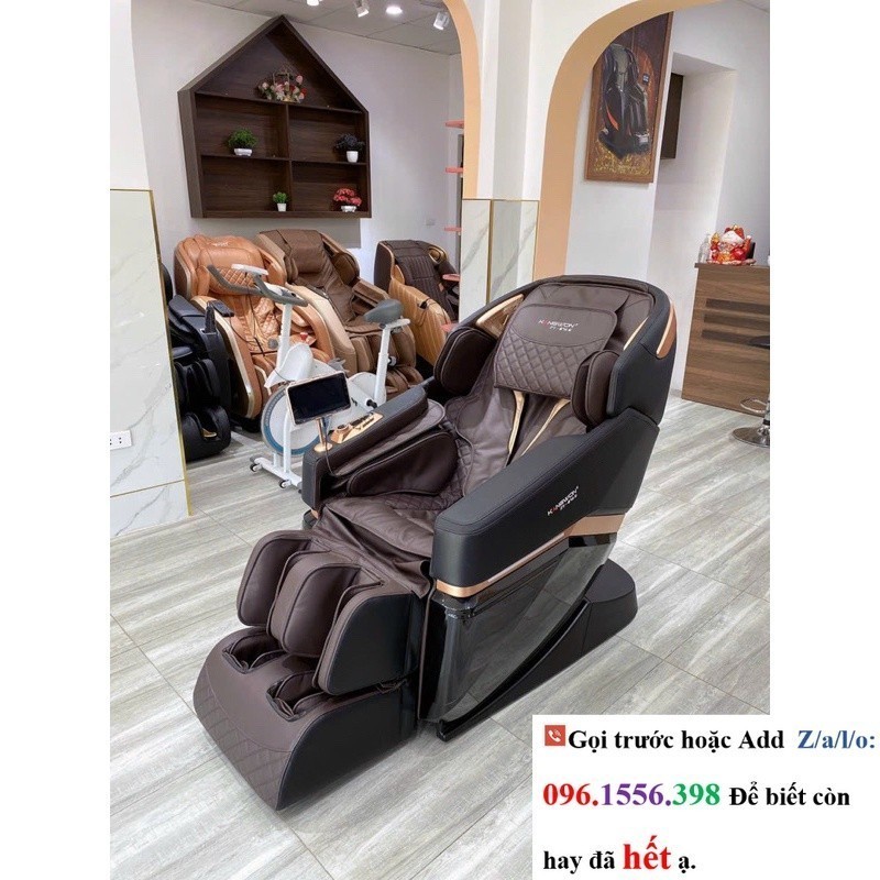 Ghế massage toàn thân KANGWON LX-580 công nghệ 4D lắc chân độc quyền ...
