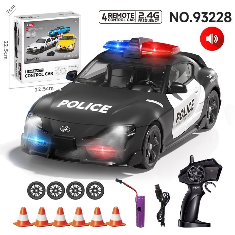 4wd RC Drift Đua Xe Đồ Chơi Dodge Cảnh Sát Xe Mô Hình Toyota AE86 GT ...