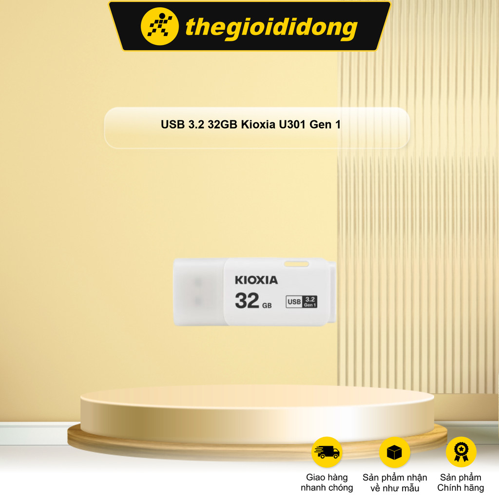 USB 3.2 32GB Kioxia U301 Trắng | Shopee Việt Nam