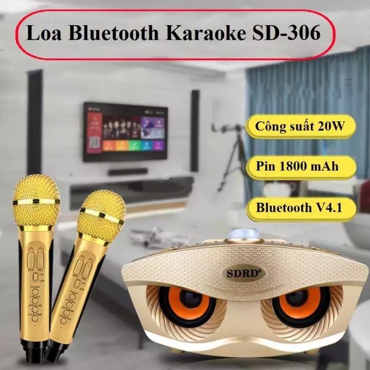 Loa Karaoke Bluetooth SDRD SD-306 Kèm Micro | Shopee Việt Nam