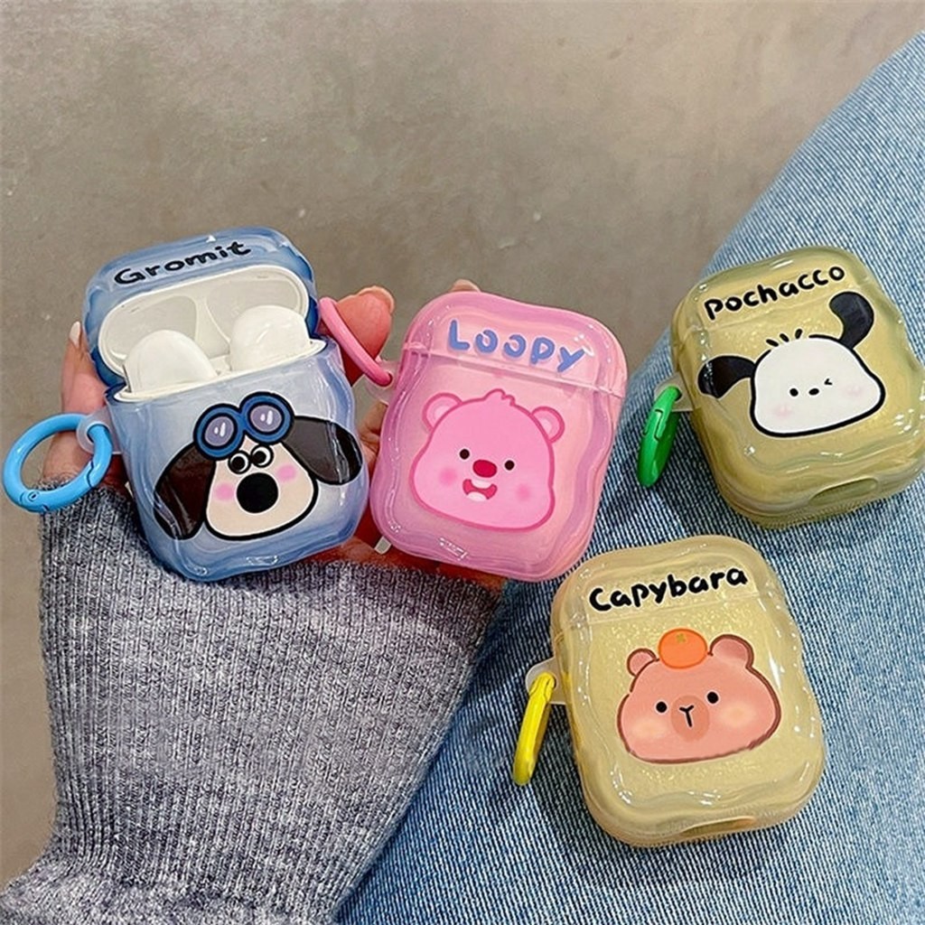 Vỏ Cho Airpods 4 Pro 2 3 1 Phim Hoạt Hình Đáng Yêu Capybara Loopy ...