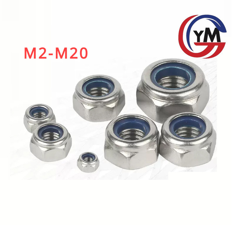 [Ymh1] Đai Ốc Tán Keo Chống Trượt Inox 304 M2-M20 ecu inox đầu nhựa ...