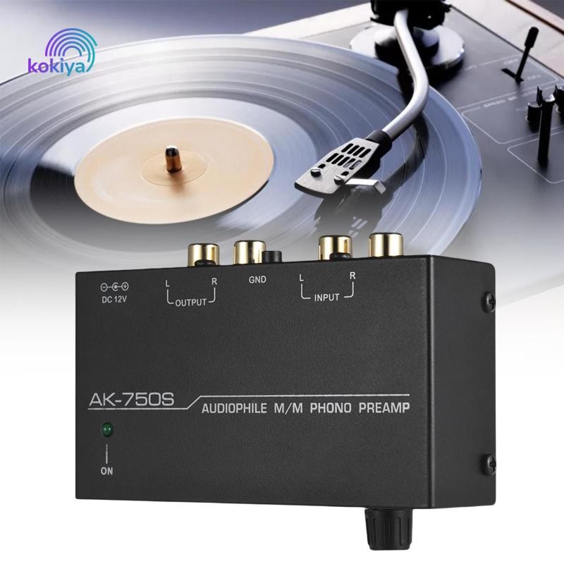 Kokiya Phono Preamp Pre Plug Phụ kiện có cấp Konbs để chuyển đổi Phono ...