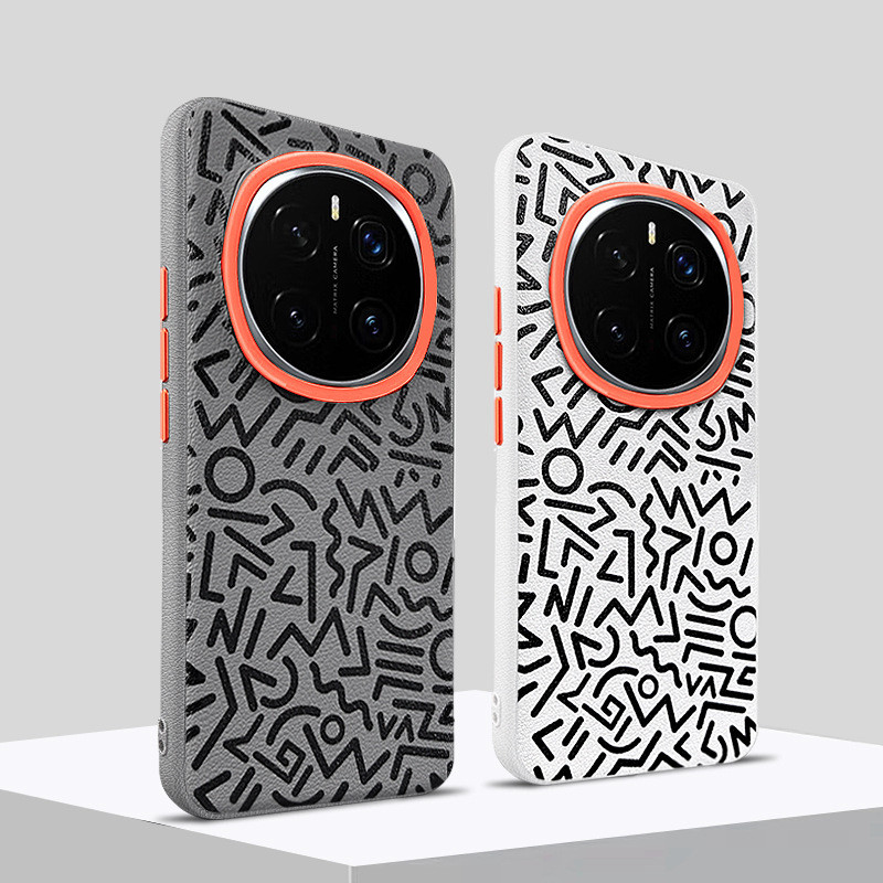 Ốp Da Sơn Graffiti Hình Học Cho Huawei Honor Magic 7 Pro Magic7 Rsr Kim ...