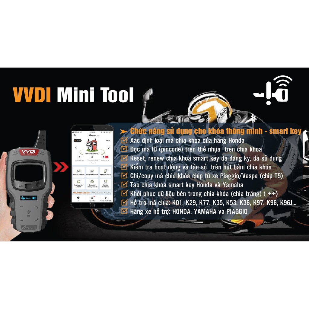 Máy VVDI Mini Tool - Reset & Tạo Chìa Smartkey | VVDI Mini Key Tool ...