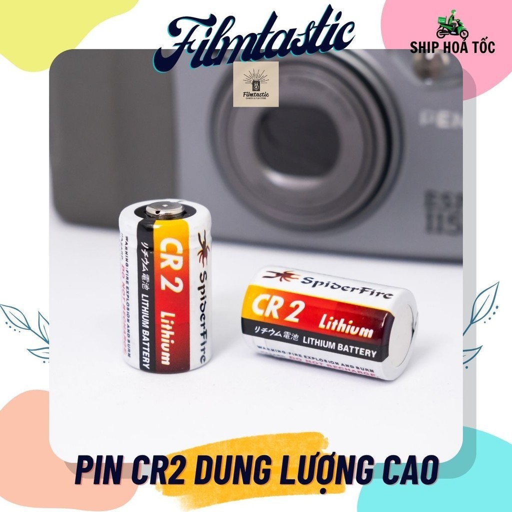 Pin CR2 SpiderFire 3V dung lượng cao (3V 800mAh) | Shopee Việt Nam