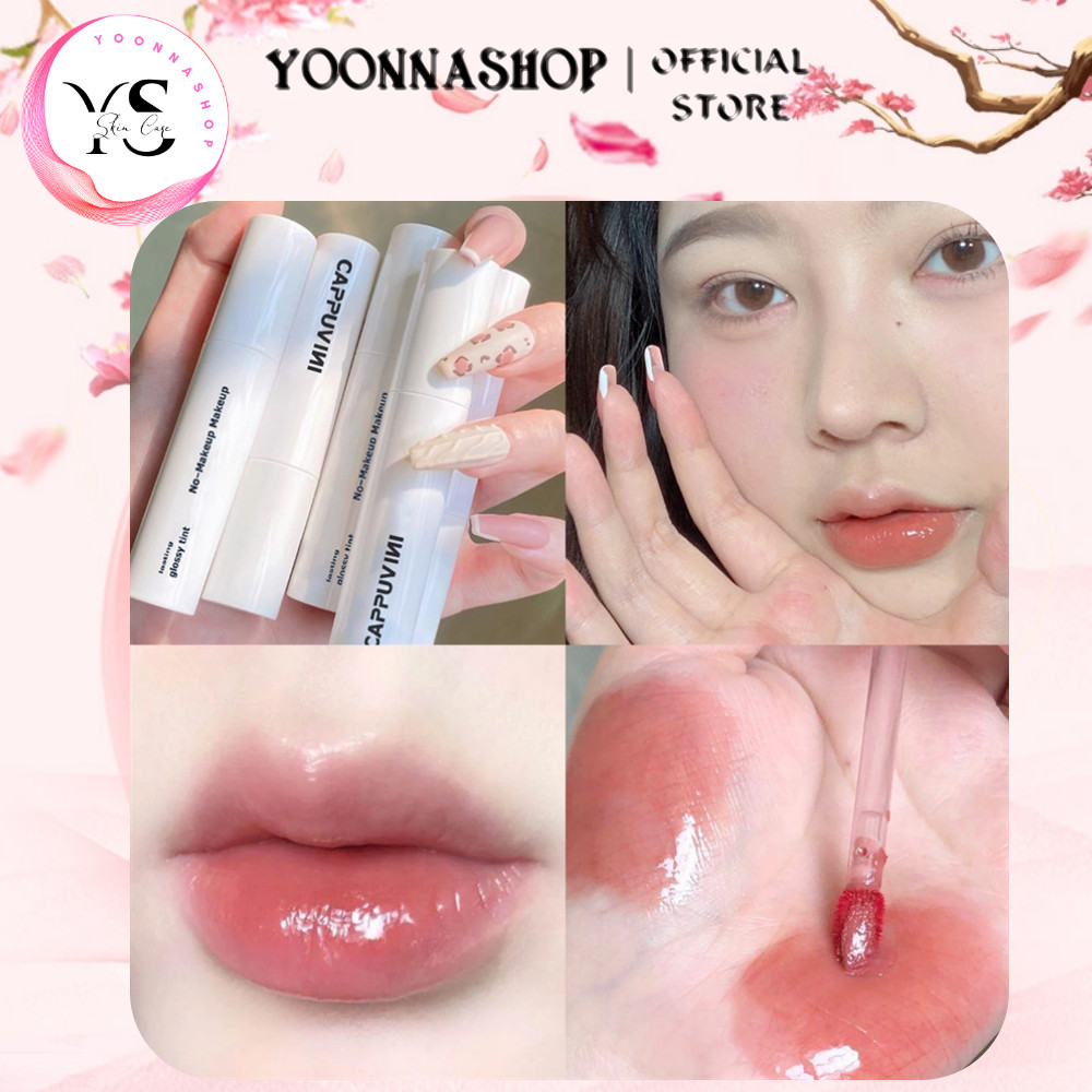 Son Bóng Cappuvini Dưỡng Ẩm Môi Mềm Mịn Không Khô Môi Chứa Vitamin Lên ...