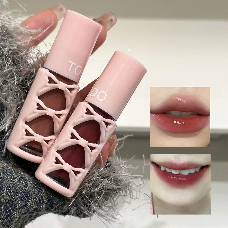 Toot Dodo Dễ Thương Màu Hồng Son Bóng Gương Dưỡng Ẩm Dưỡng Ẩm Lâu Dài ...