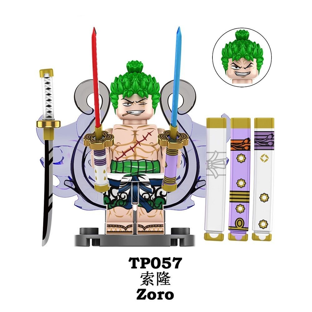 One Piece Luffy Tương Thích Khối Xây Dựng Lego Zoro Jinpingo Kaido Đồ ...