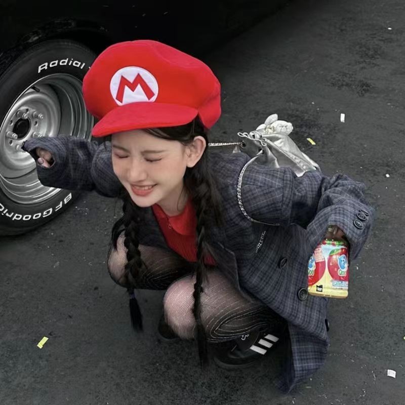 DNA mario mũ cosplay mũ，Nón Mềm Hóa Trang Nhân Vật Game Super Mario ...