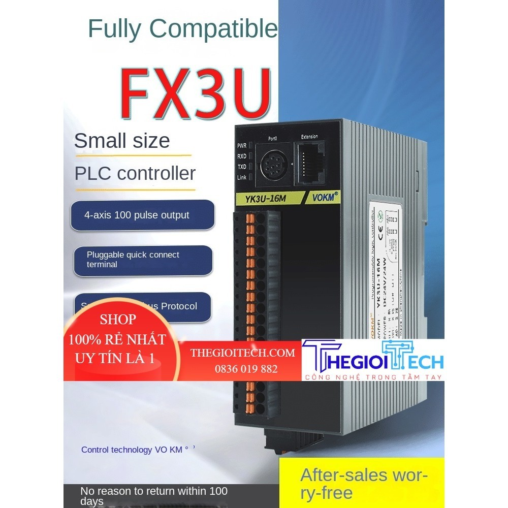 Bảng Điều Khiển Công Nghiệp PLC Kích Thước Nhỏ FX3U FX2N FX1N Bộ Điều Khiển Lập Trình 4 Trục ...