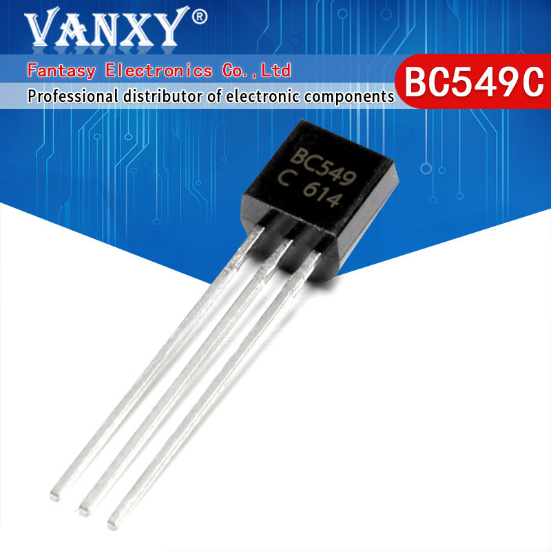 100 CHIẾC BC549C TO-92 BC549 TO92 Transistor BC549B BC548B BC547C BC547B BC547 BC546B BC560C ...