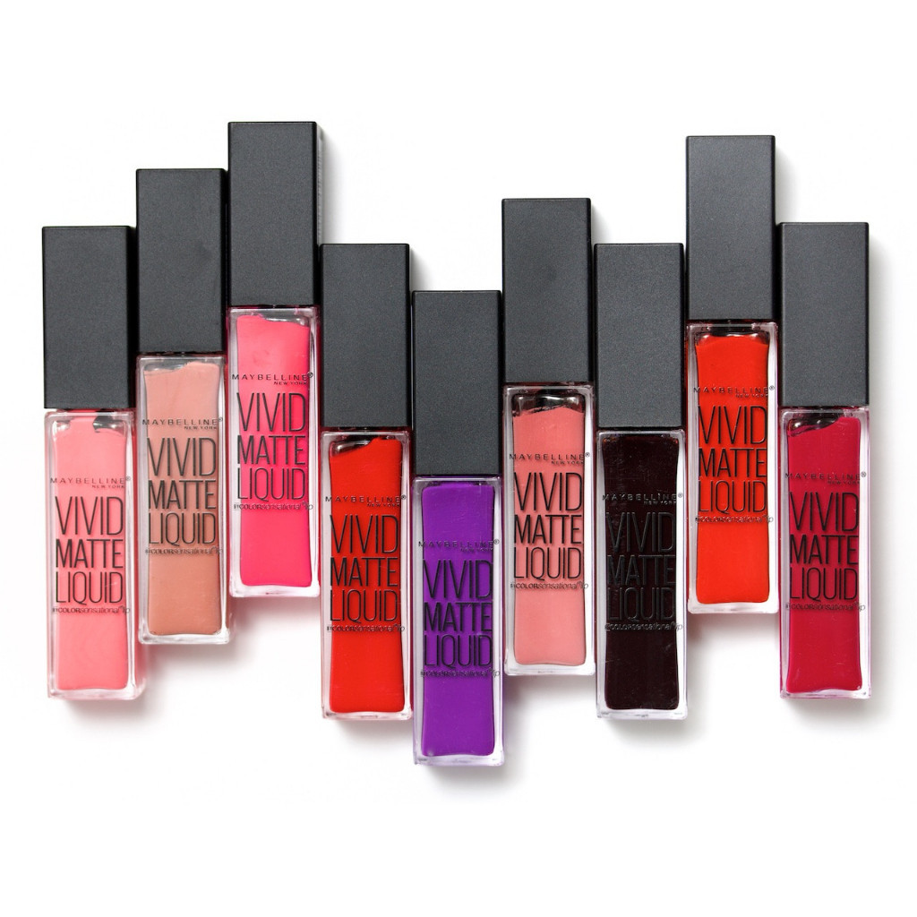 Son môi nước Maybelline New York Vivid Matte Liquid Lipstick 0.26oz (Mỹ ...