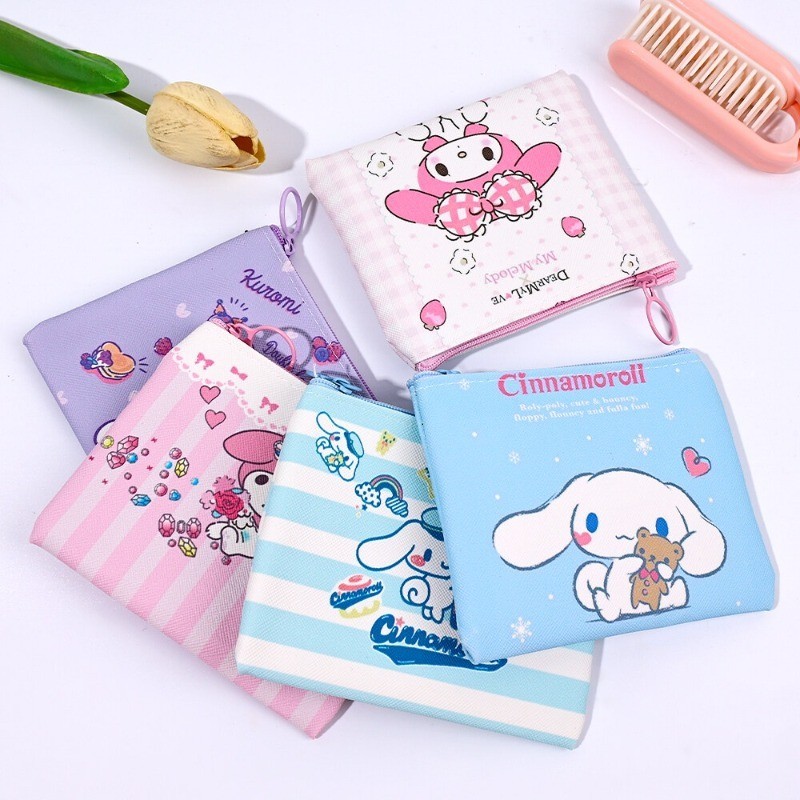 Hoạt Hình Túi Đựng Tiền Xu Sanrio Sáng Tạo Ví Nhỏ My Melody Kuromi ...