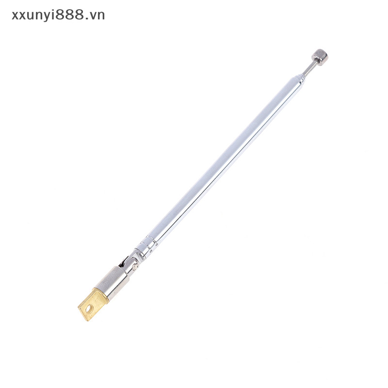 {Hgvn} 1 Ăng-ten đa năng AM FM Radio bằng thép không gỉ 5 đoạn 37cm ...