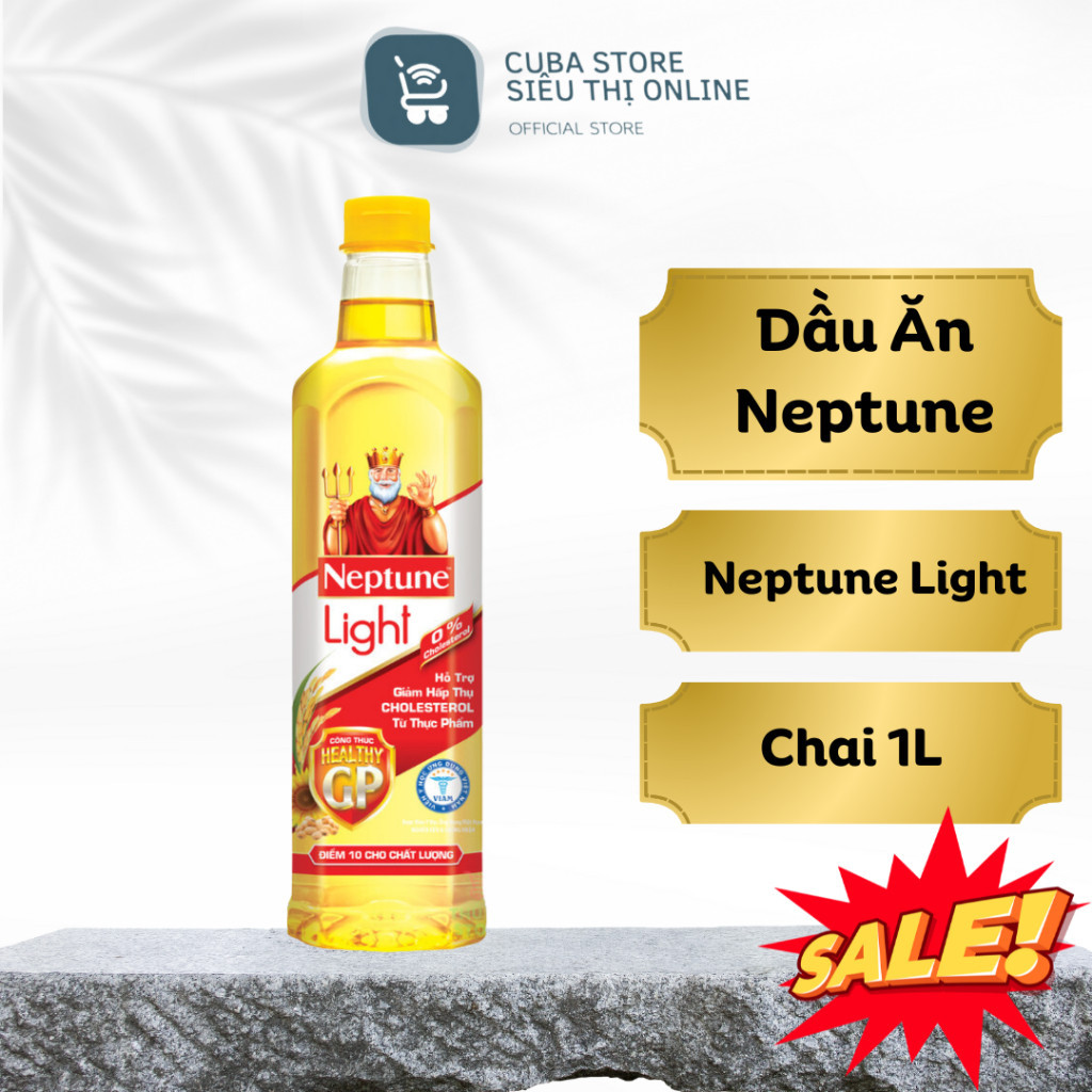 Dầu Ăn Neptune Light - Chai 1L | Shopee Việt Nam
