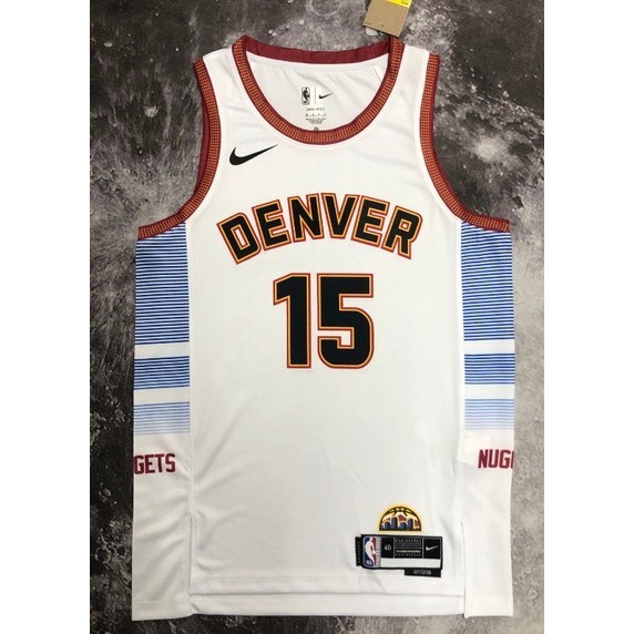 [Ép nóng] Áo nba 2023 Denver Nuggets No.15 Áo bóng rổ phiên bản thành ...