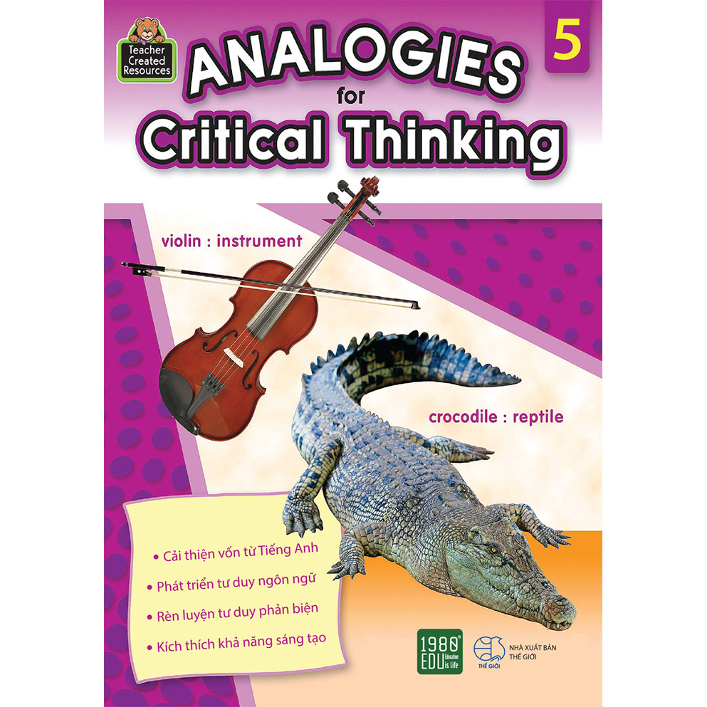 Sách Analogies For Critical Thinking (Tập 5) | Shopee Việt Nam