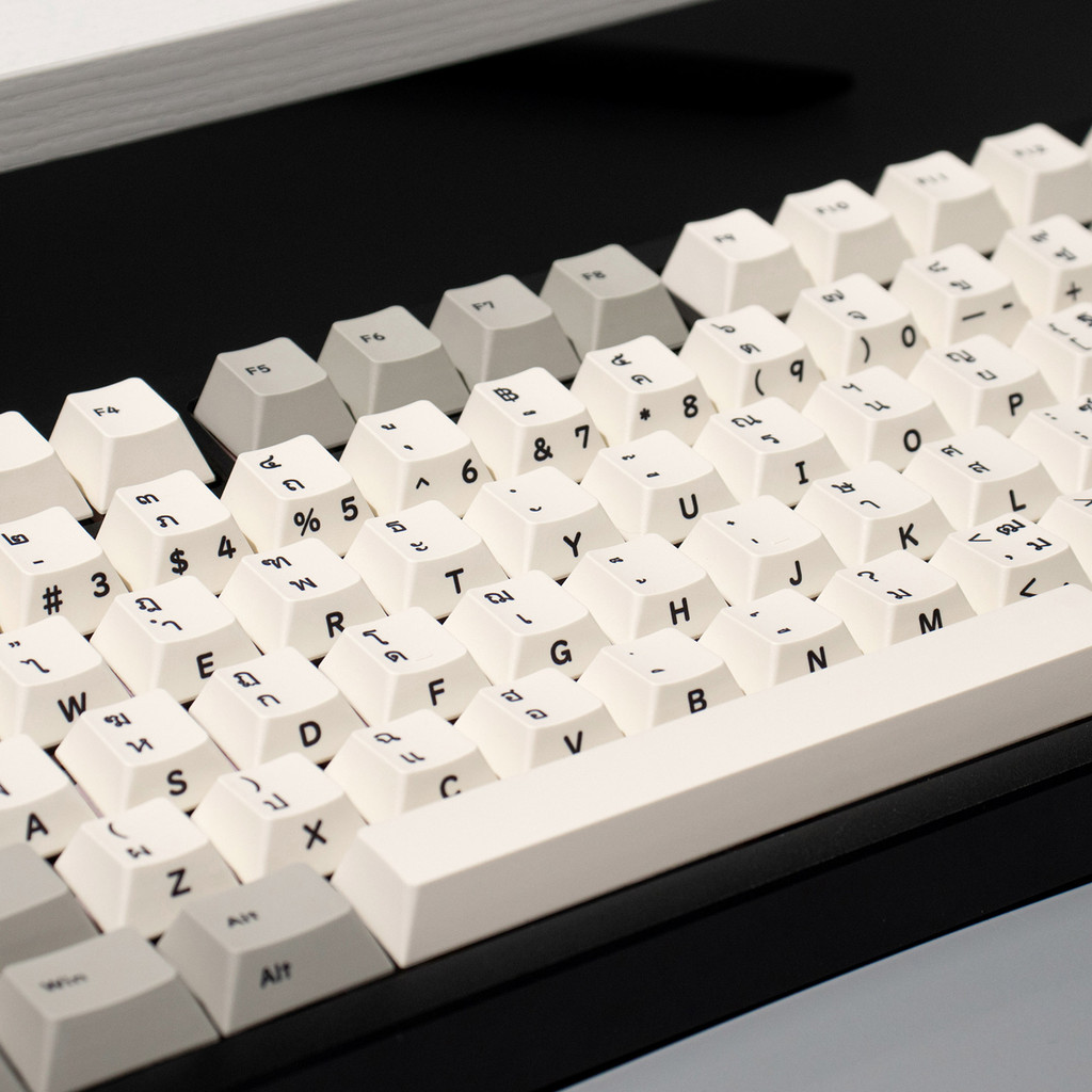 Retro Mặt Khắc Keycap Hàn Quốc / Thái / Đài Loan Ngữ Âm Lớn Trọn Bộ ...