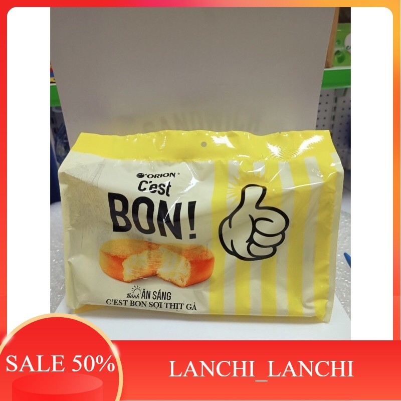 Bánh Bon Sợi Thịt Gà Vàng Gói Lớn 136g (Có 8 Gói Bên Trong) Siêu Thị Lan Chi | Shopee Việt Nam
