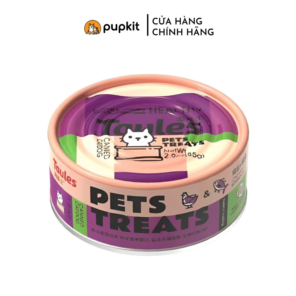 Súp thịt hộp Pate Mèo Taules Mix Trái Cây Pate dành cho Chó & Mèo Lon ...