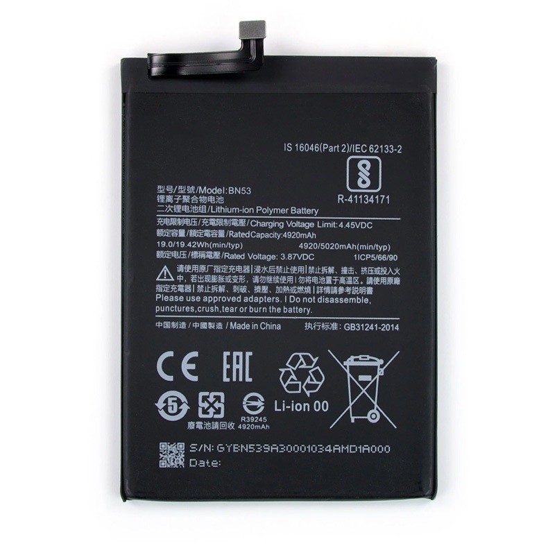 Pin Xiaomi Redmi Note 9 Pro/Redmi Note 9 Pro Max (Model BN52) | Shopee ...