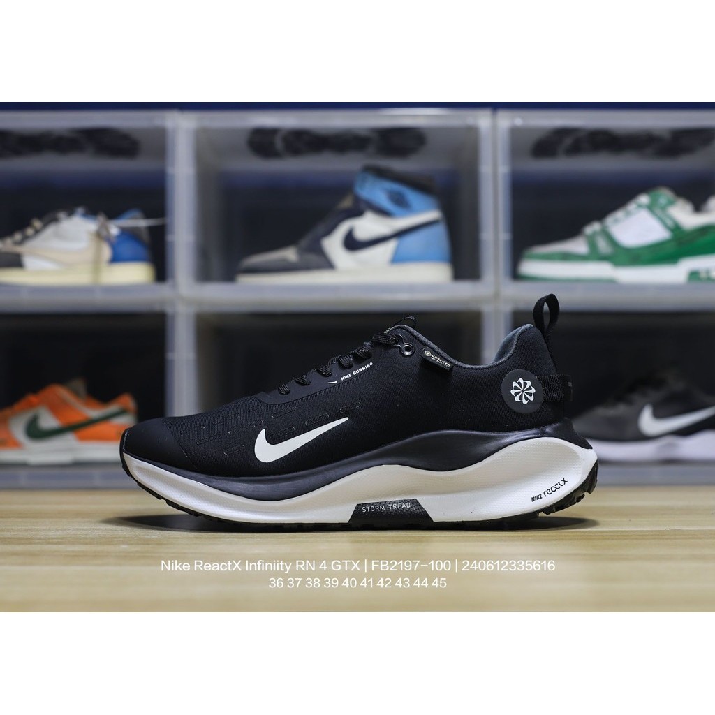 Reactx Infiniity RN 4 GTX Gore-Tex "Pale Ivory Anthracite" Rhea ...