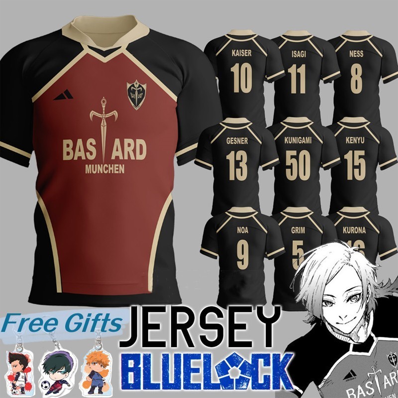 Jersey Anime Cosplay Blue Lock Kaiser Bastard Munchen Isagi Yoichi Nam ...