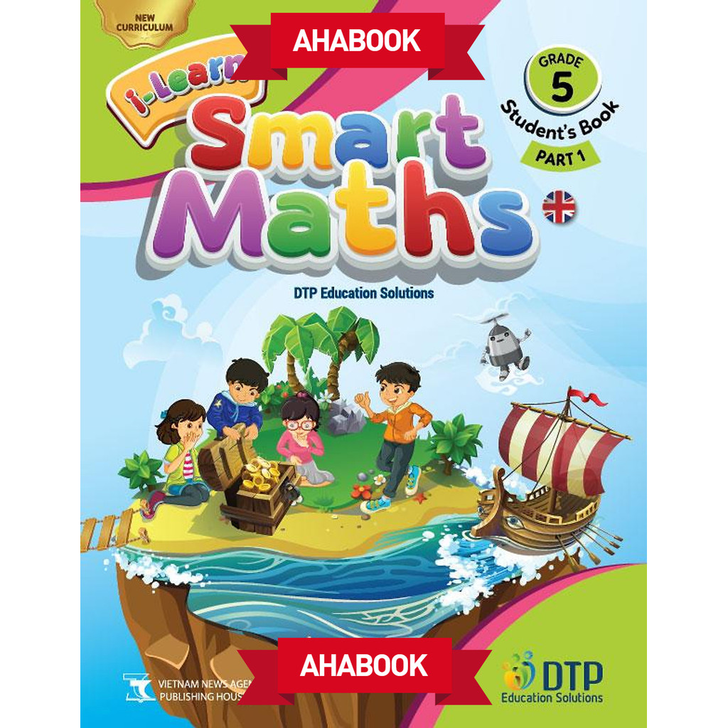 Aha - i-Learn Smart Maths Grade 5 Student's Book Part 1 - Sách màu - Chính hãng | Shopee Việt Nam