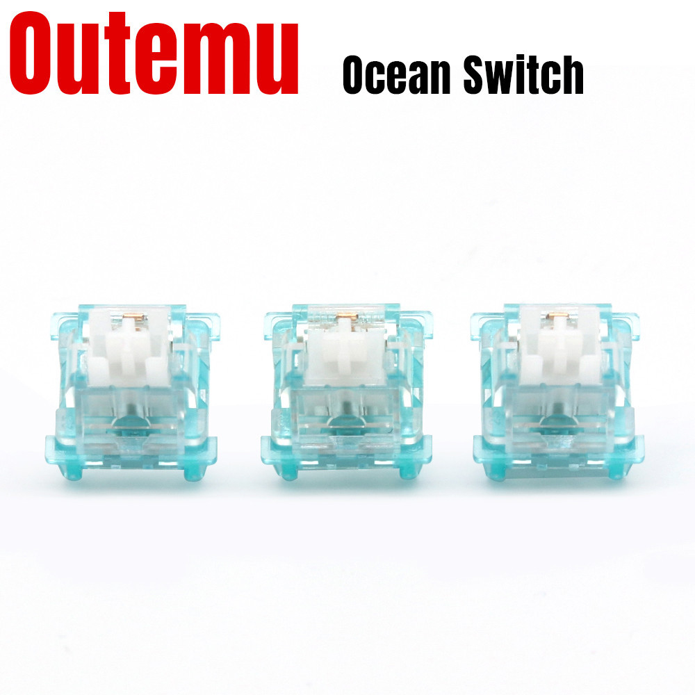 Outemu Ocean Switch cho bàn phím cơ 3Pin Im lặng tuyến tính Clicky 45g ...
