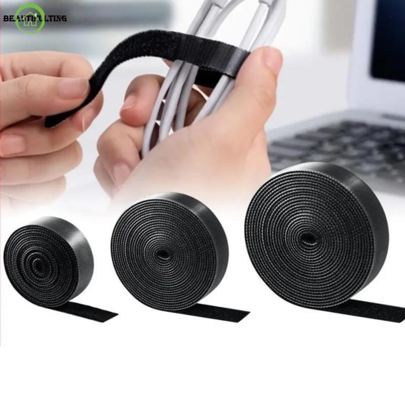 Velcro Cable Tie Nylon Storage Rope Self-Adhesive Hook Hair Same Body ...