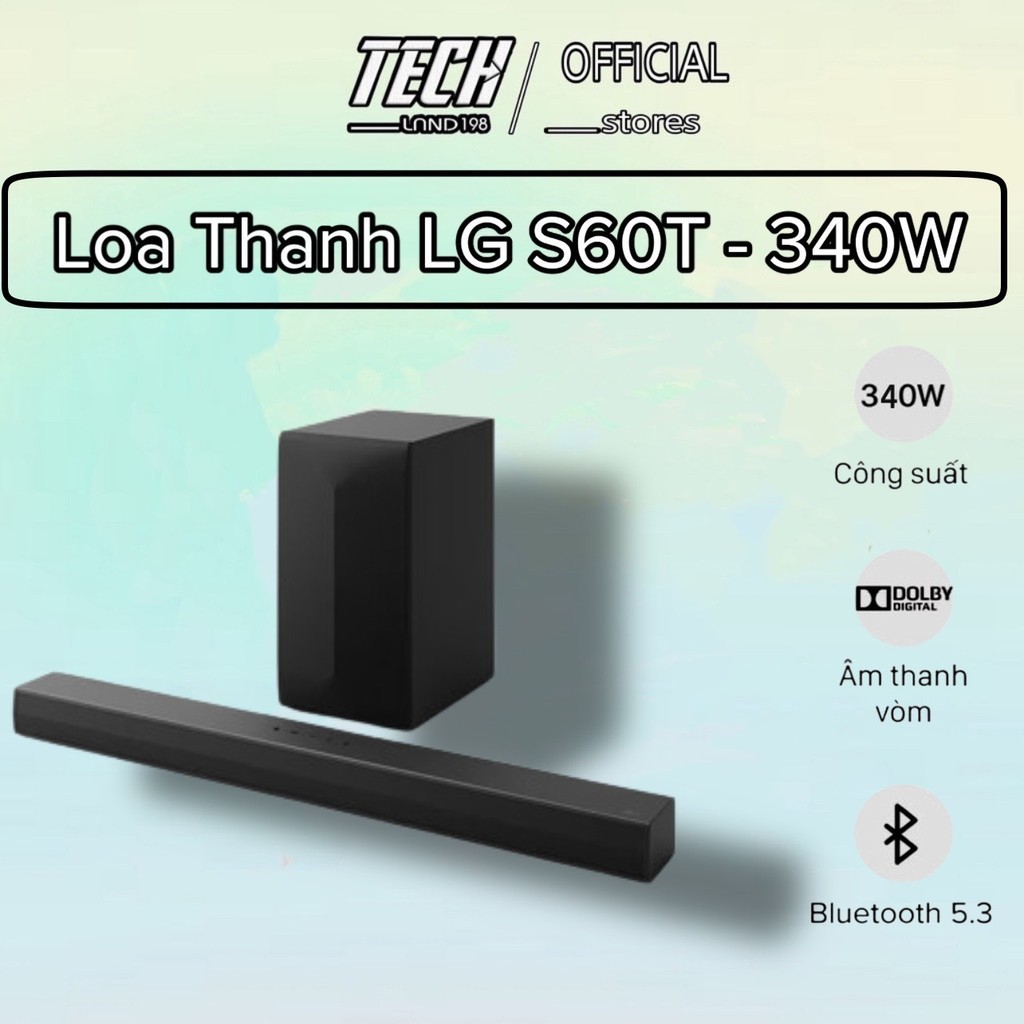 [CHÍNH HÃNG] Loa Thanh LG S60T 340W - Âm Thanh AI Sound Pro Siêu Hay ...