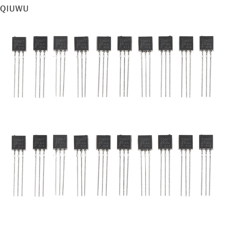 Qiuwu 20 chiếc Z0607 Z0607MA TO-92 Triac 0.8A 600V Triacs Thyristor 0.8 ...