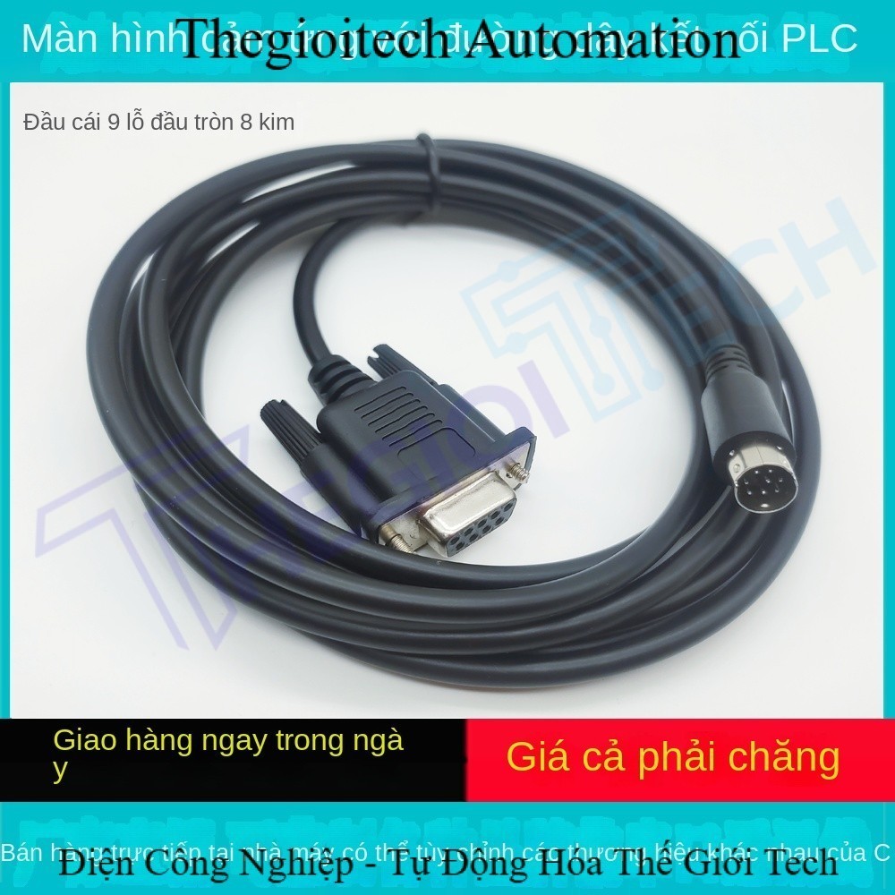 Cáp HMI kết nối màn hình GP3000 với PLC Mitsubishi CA3-CBLFX-01 3m, 5m ...