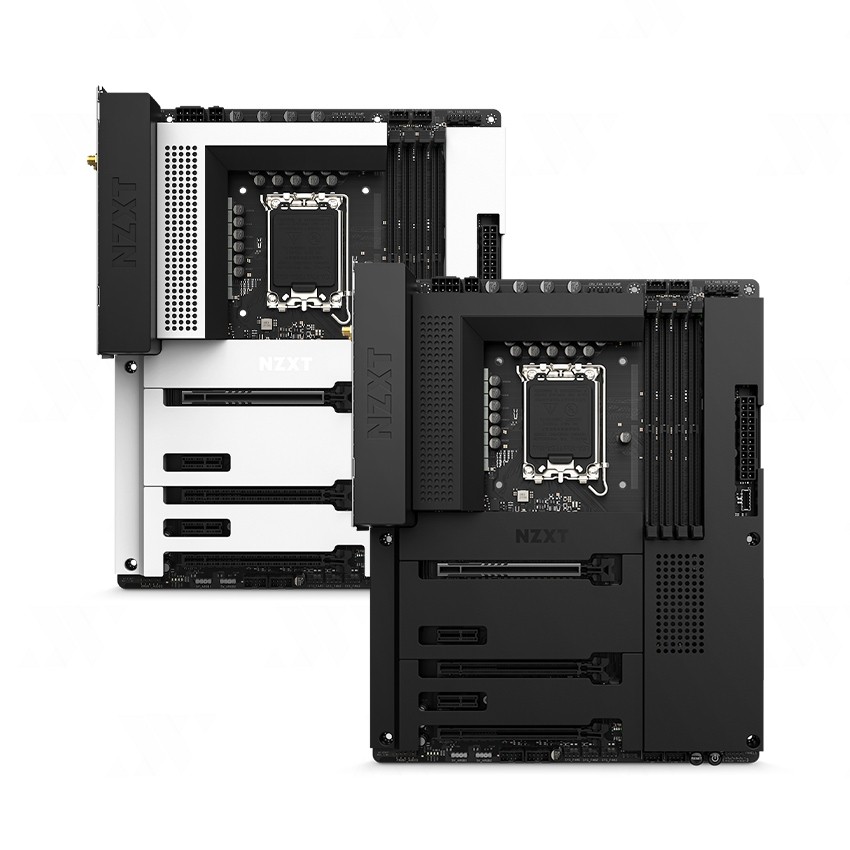 Mainboard NZXT N7 B650E Black/ White/ AMD B650/ AM5/ ATX/ 4 slot RAM ...