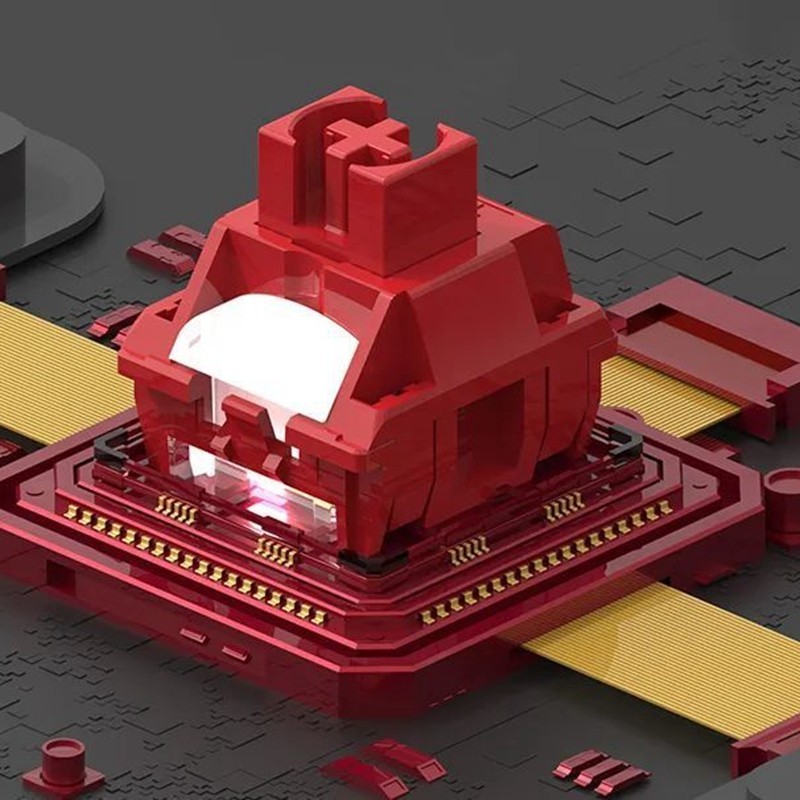 TTC Flame Red Switch V2 Ngọn Lửa Đỏ Công Tắc V2 Bàn Phím Cơ Công Tắc Tuyến Tính Mở Rộng Chống ...