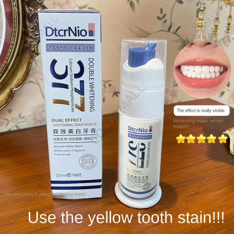 377 Kem đánh răng làm trắng da tác dụng kép Làm sáng da và Probiotics ...