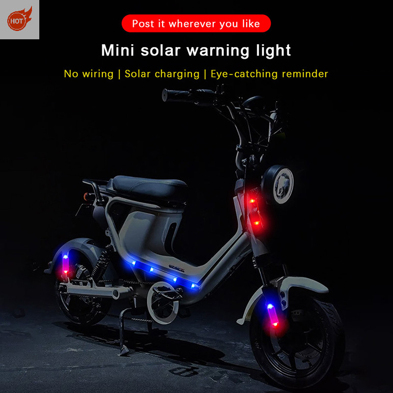 Mox Mini LED Năng Lượng Mặt Trời Đèn Cảnh Báo Ô Tô An Ninh Ban Đêm Mô ...