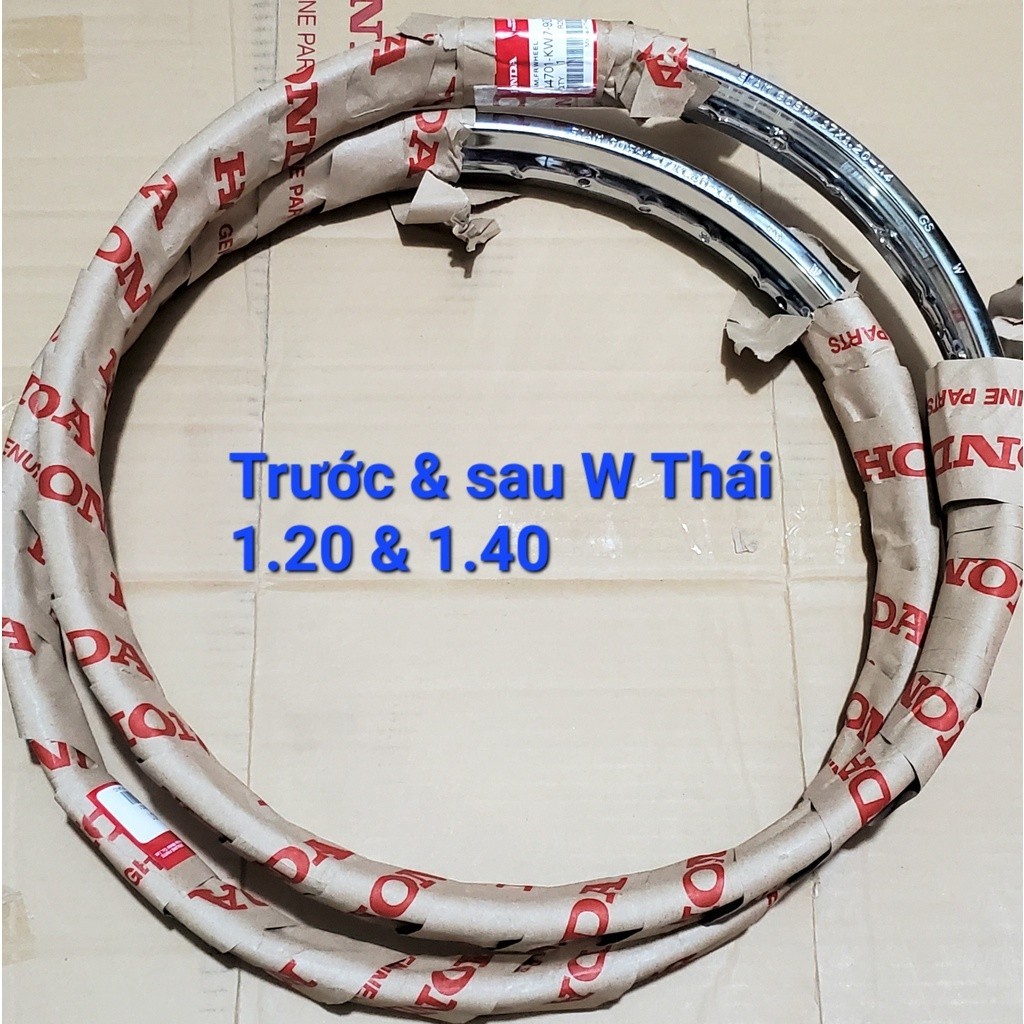 Vành, niềng Wave thái Siam Goshi bóng (1.20-1.40) zin Honda Thái Lan ...