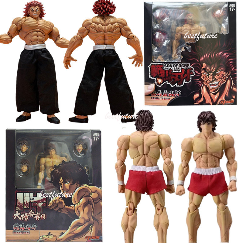 Storm Toys ST 1 / 12 Baki Hanma Con trai của Orge Hanma Yujiro Nhân vật hành động Articulado Đồ ...