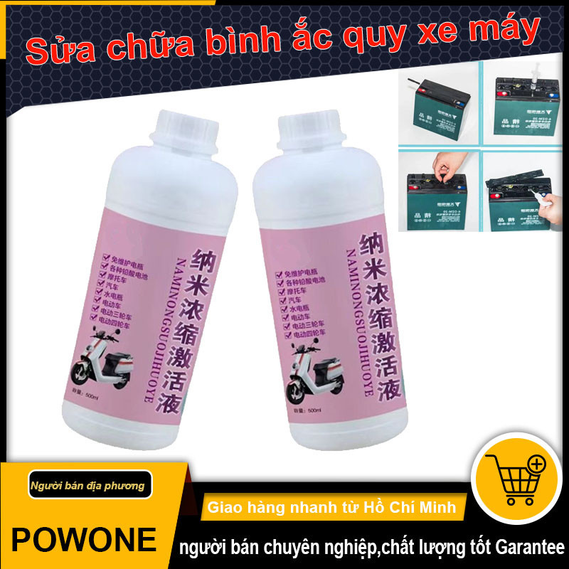 POWONE Ô tô xe máy xe máy điện bình ắc quy Universal Repair Liquid ...