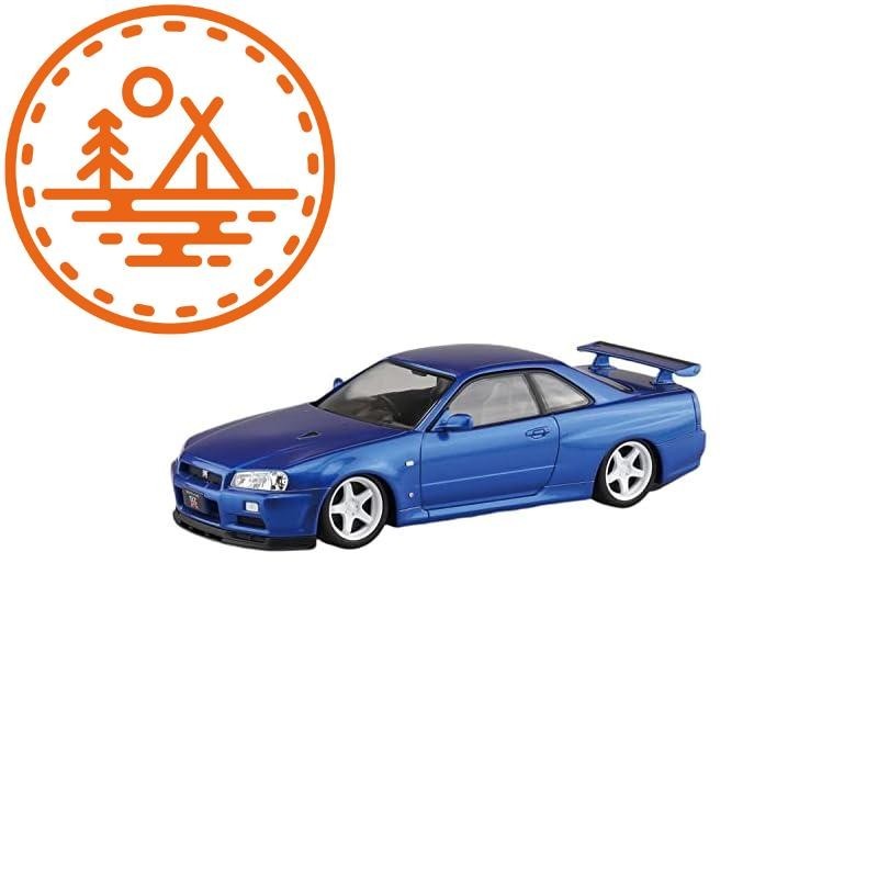 Aoshima Bunka Kyozai-sha 1/32 The Snap Kit Series Nissan R34 Skyline GT ...