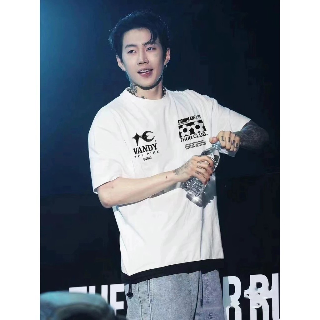 Thug Club x Vandy The Pink Joint Collaboration Áo thun ngắn tay in logo ...